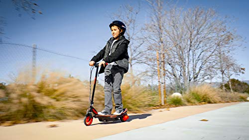 Razor E100 Electric Scooter for Kids Ages 8+ - 8" & Power Core E90 Glow Electric Scooter for Kids Ages 8+ - 90w Hub Motor, LED Light-Up Deck, Up to 10 mph and 60 min Ride Time