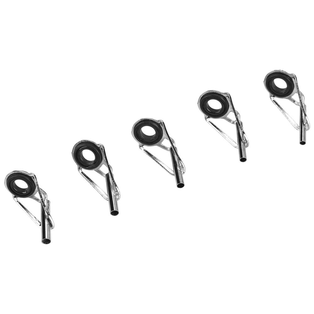 Fishing Rod Tips, 80Pcs Durable Fishing Rod Guide Rings Tips Set in 10 Sizes Replacement Accessory