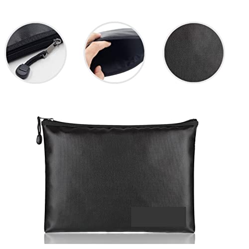 INGVY Folder Organizer Waterproof Document Bag Fire Resistant Protection Bag Fireproof Money Files Safety Storage Jewelry Casual Bag
