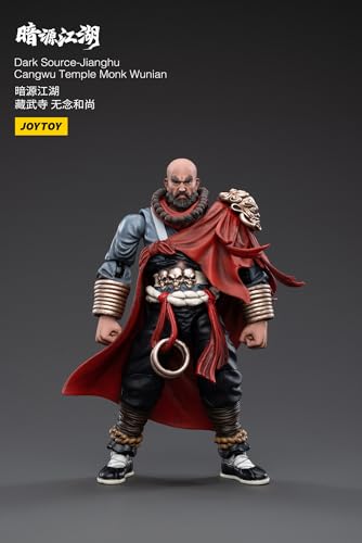 HiPlay JoyToy 1/18 Scale Science-Fiction Action Figures Full Set-Dark Source Battle for The Stars Series- Chinese Ancient Warriors JIANGHU Cangwu Temple Monk Wunian