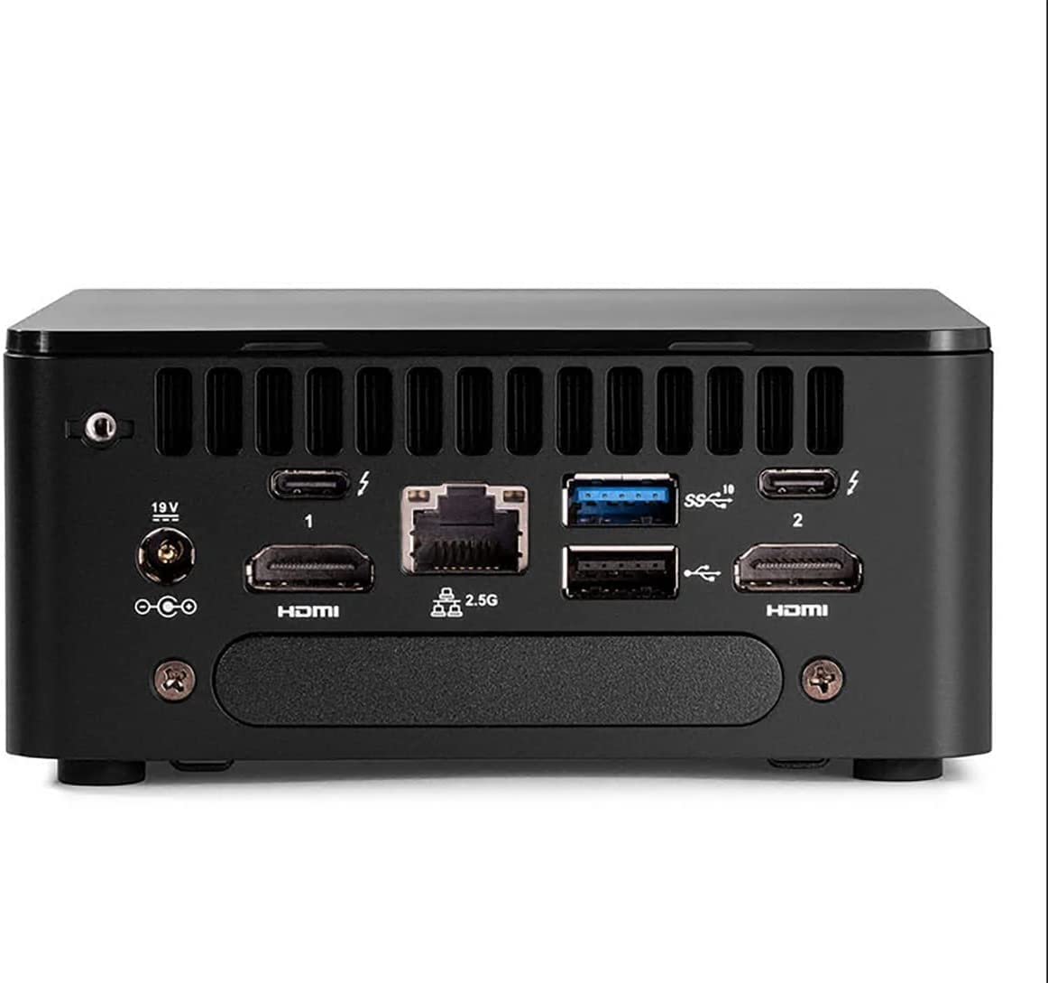 Intel 2022 Newest NUC 12 Pro Mini PC Kit NUC12WSHi5 Desktop Computer, 12th Gen 12-Core i5-1240P, 32GB DDR4 RAM, 2TB PCIe SSD, WiFi 6, Thunderbolt 4, Windows 10 Pro, BROAG 64GB Flash Drive