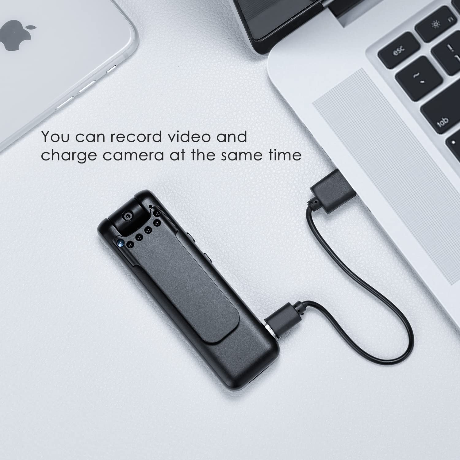 Mini Body Camera Video Recorder, Auto Night Vision Camera, Pocket Camera, Tiny Camera, Nanny Small Cam, Small Security Camera for Home Outdoor Office Etc (with 32G Super high-Speed Memory Card)