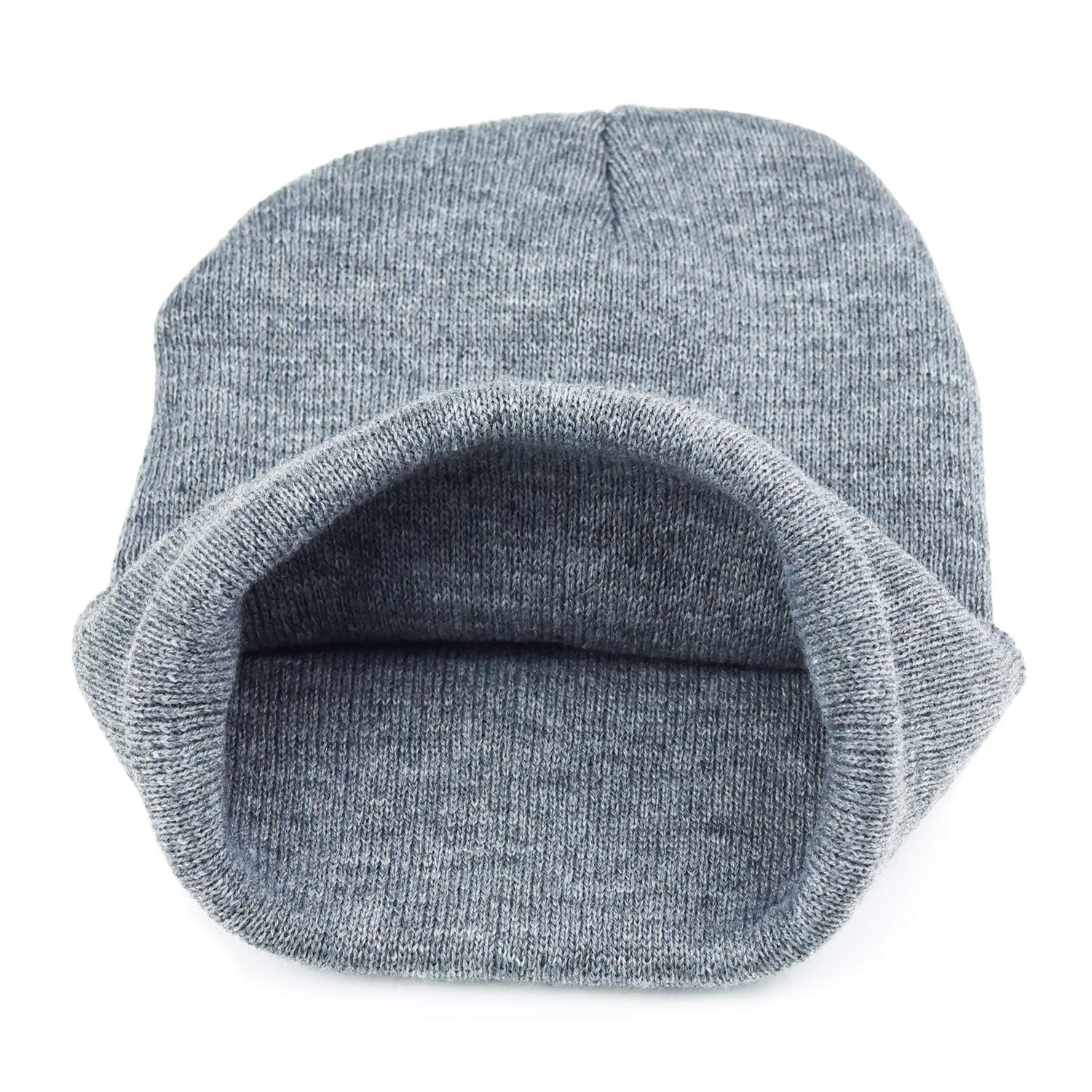 EAONE 2 Pack Winter Beanie Knitted Hat for Men Women Black & Grey Unisex Beanie Cap Stretchy Warm Cold Weather Stylish Cable Knitted Beanie Oversized Slouch Beanie Cap