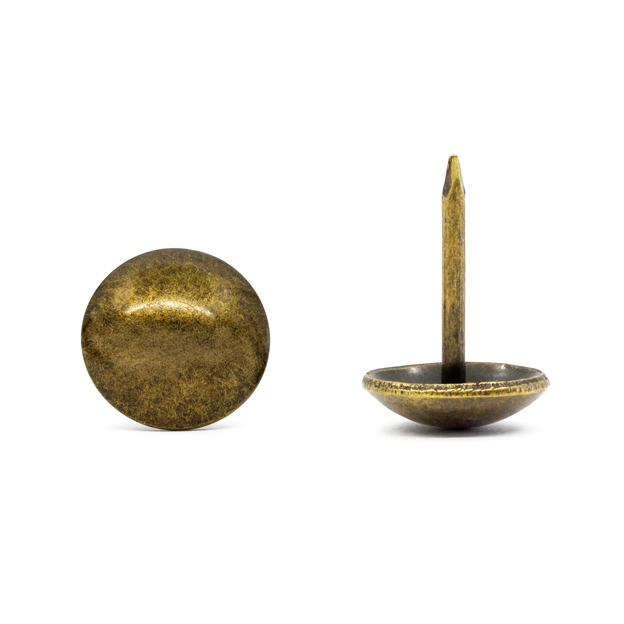 Dritz Home 44253 Smooth Decorative Nails, 7/16-Inch, Antique Brass (300-Piece)