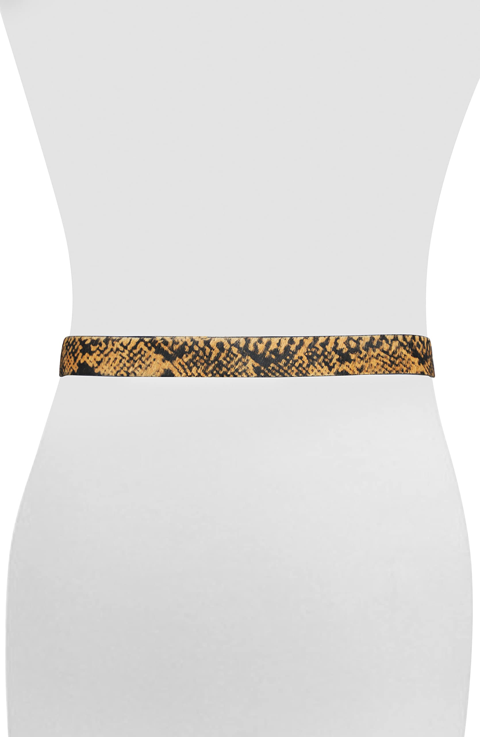 Frye Women's 35MM Leather Belt, Brown Multi Haircalf, Medium