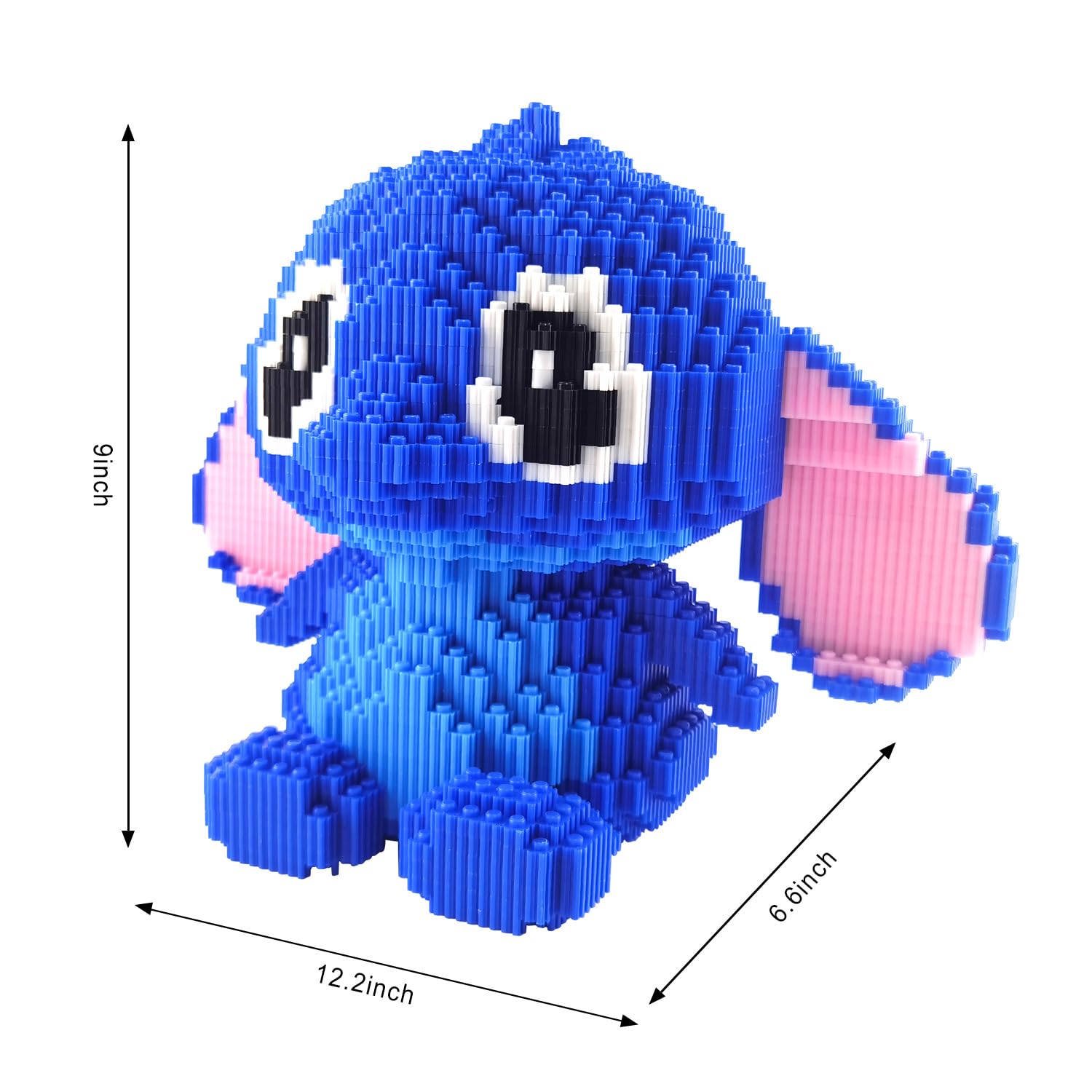 KKAAJOYE Micro Building Blocks Cartoon Characters - Micro Mini Blocks with Build in Storage Space - Perfect Surprise Gift for Kid and Adult (Donald Duck)