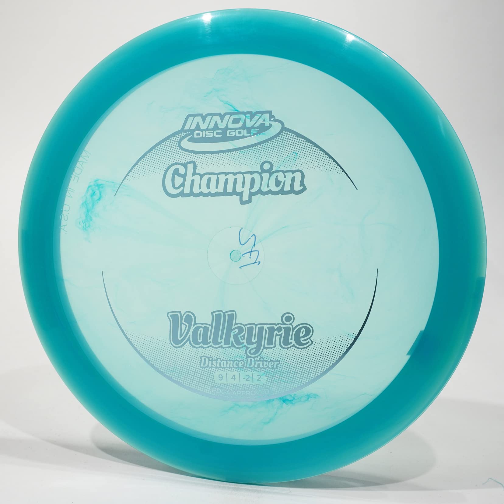 Innova Valkyrie (Champion) Driver Golf Disc, Pick Weight/Color [Stamp & Exact Color May Vary] Blue (Light) 167-169 Grams
