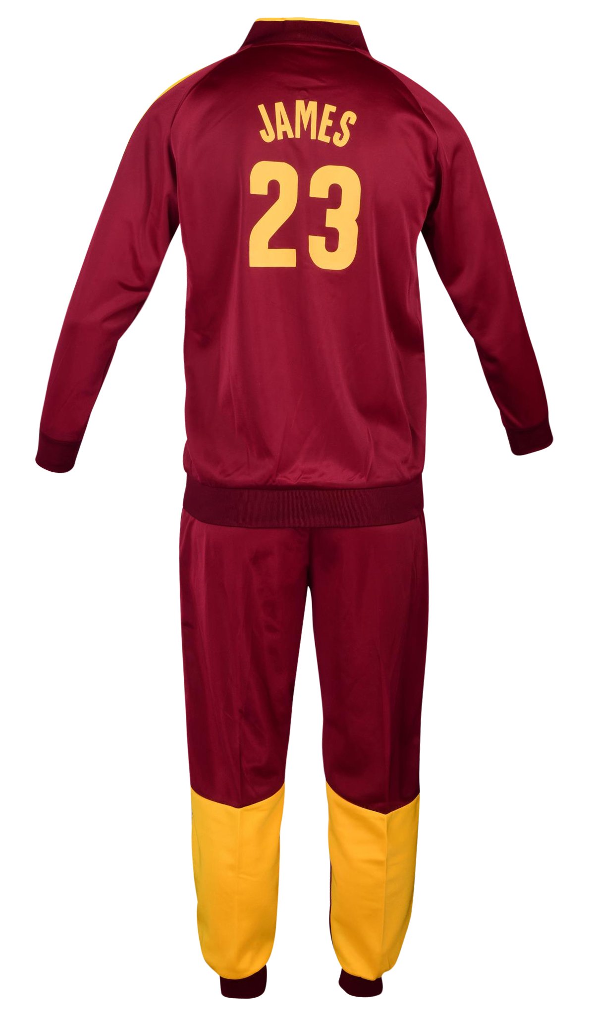 Forever Fanatics James Basketball Tracksuit Youth Sizes Jacket with Pants or Track Jacket (YXS 6-8 Years, Red)