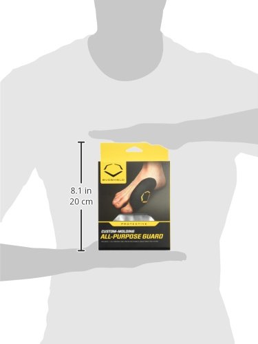 EvoShield Oval Multiformat Guard,Black/Yellow