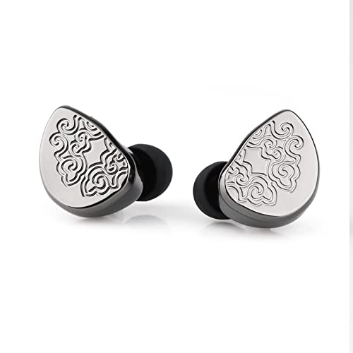 Linsoul TANGZU x HBB Wu Heyday HiFi Upgraded 14.5mm Planar Driver IEM with 5-Axis CNC Aluminum Shell, Detachable 3-in-1 Silver-Plated Cable