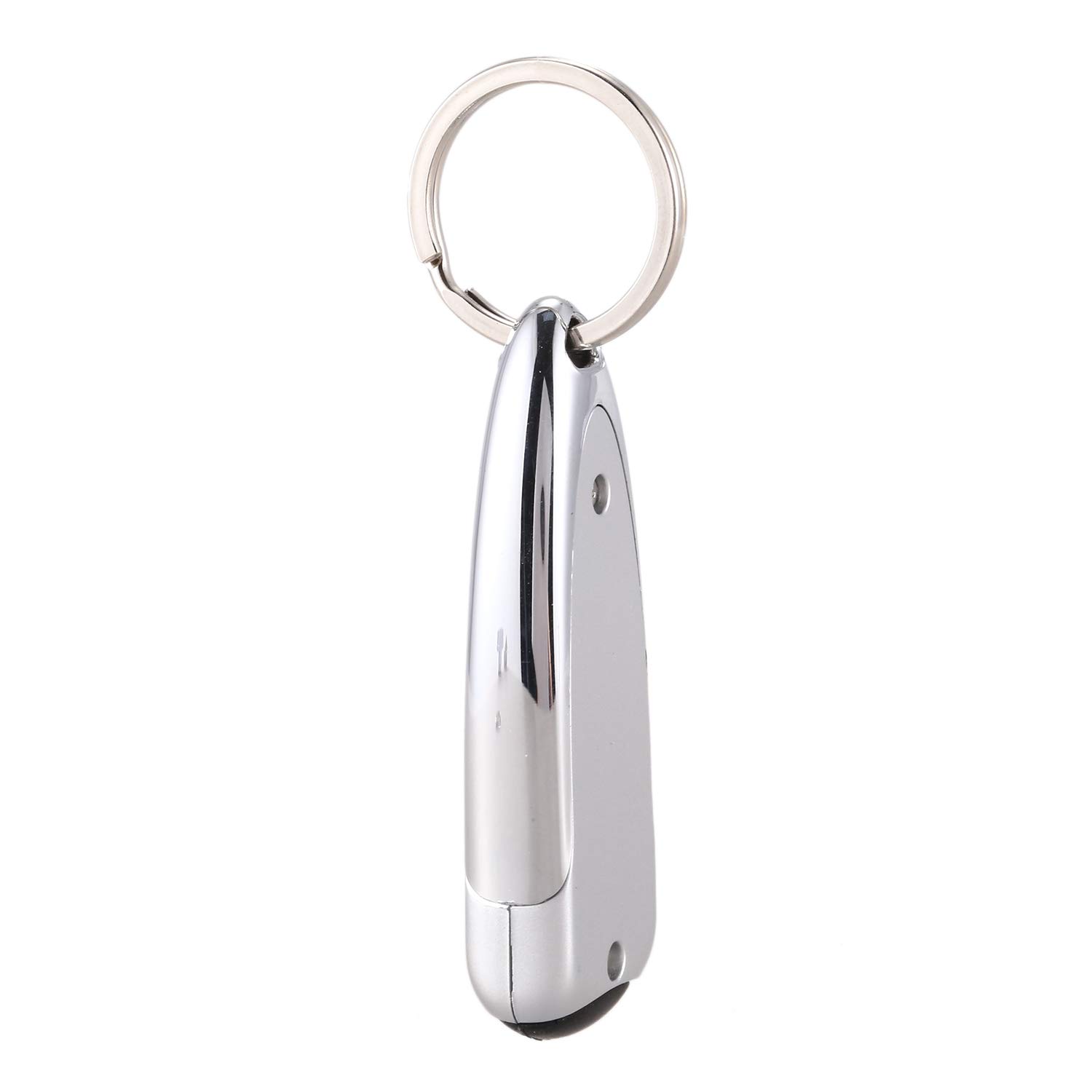 OWLEEN Silver Tone LCD Anti-Static Static Discharger with Metal Keyring