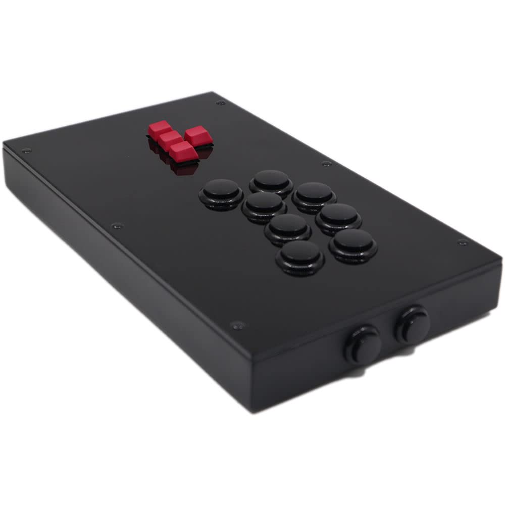 FightBox F6-PS Keyboard Button Arcade Joystick Game Controller for PS4/PS3/PC Sanwa OBSF-30 Cherry MX Black