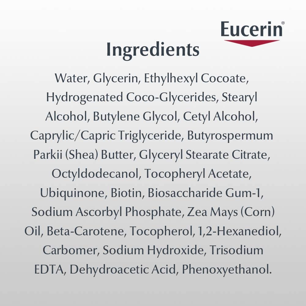 Eucerin Q10 Anti-Wrinkle Sensitive Skin Creme 1.70 Ounces each (Value Pack of 4)