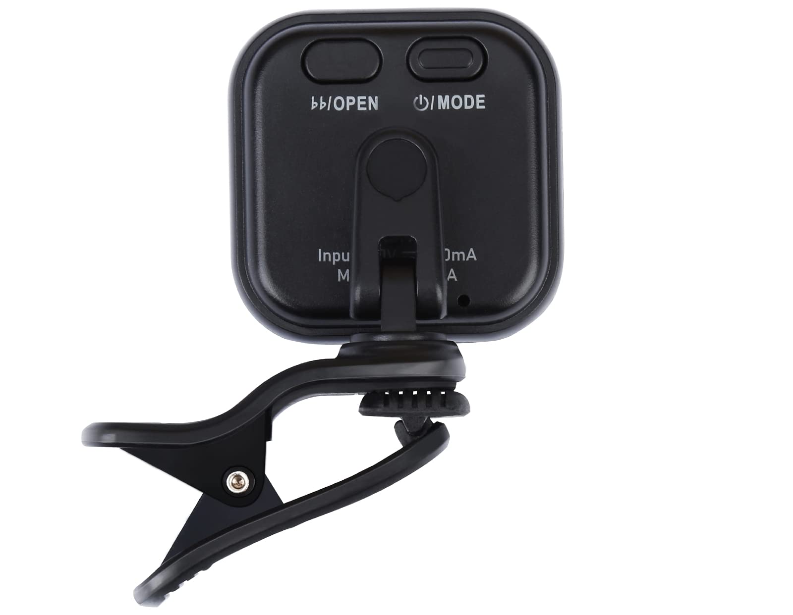 Fender Flash 2.0 Guitar Tuner Clip On, Rechargeable Guitar Tuner for 6 Strings, Battery and Micro USB Audio Charger Included, 4x3x2 Inches, 1 Count,Black