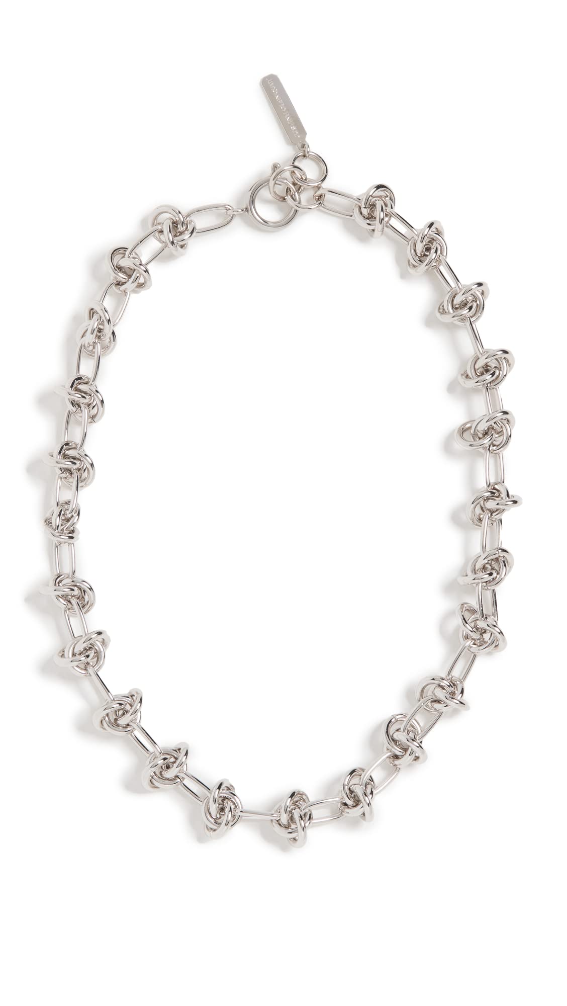 Justine Clenquet Women's Daria Choker, Palladium, Silver, One Size