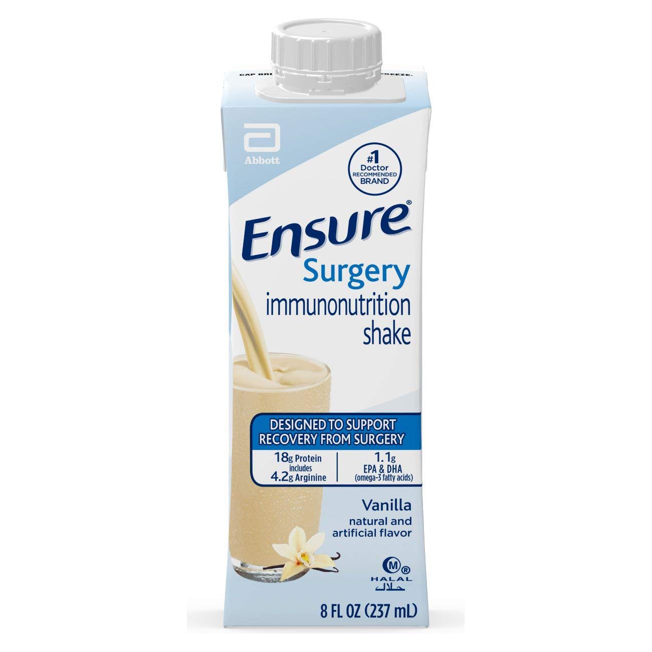 Ensure Surgery Immunonutrition Shake, Vanilla, 8 Fl Oz, 15 Count