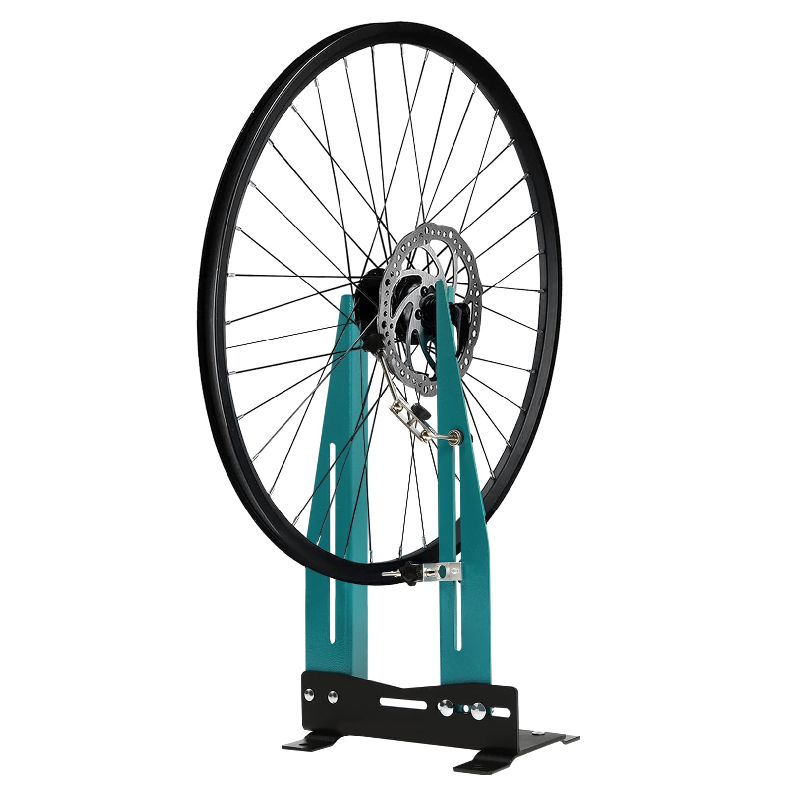 EurHomePlus Wheel Truing Stand - Professional Bicycle Wheel Maintenance, Removable Multi-Function Bicycle Wheel Alignment Repair Tool, for 16-27.5 inches Mountain Bike Wheelsets