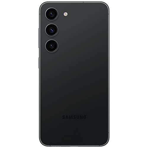 SAMSUNG Galaxy S23 5G (256GB, 8GB) 6.1" AMOLED 2X, 50MP Camera, Global Volte (Fully Unlocked for AT&T, Verizon, T-Mobile, Global) S911U (w/ 25W Super Fast Charger, Phantom Black) (Renewed)