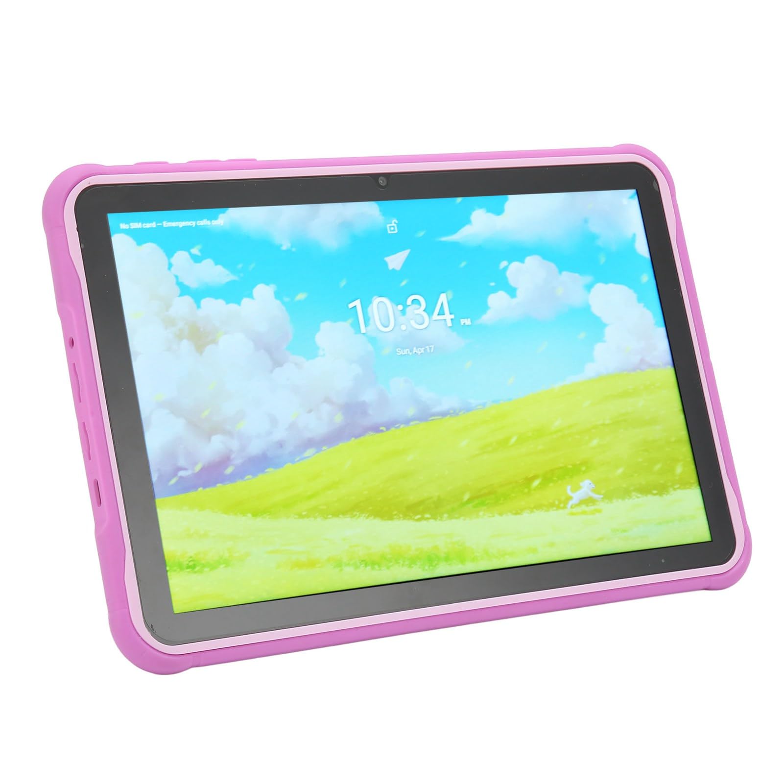 FOLOSAFENAR Tablet, 100‑240V Eye Protection 2MP 8MP Dual Camera WiFi 10 Inch HD IPS Screen Kids Tablet for Study (US Plug)