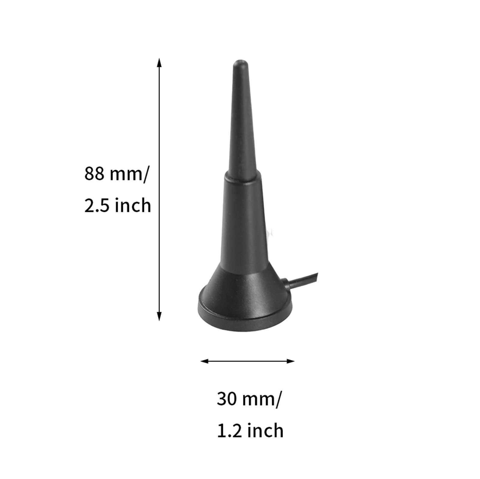 Dual TS9 External Magnetic Base Cellular Mimo Antenna (2-Pack) for Verizon AT&T T-Mobile Netgear Nighthawk M1 MR1100 LM1200 Verizon Jetpack 8800L Sprint 4G LTE Mobile Hotspot MiFi Router, Eifagur