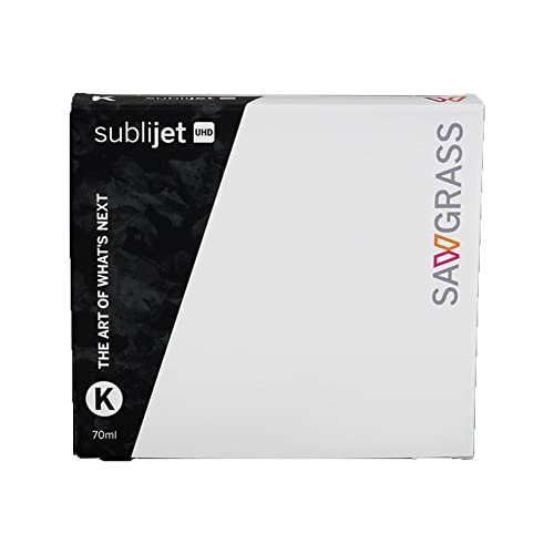 Sawgrass SG1000 Extended SubliJet UHD Sublimation Ink - Black (70ml) and 2 Rolls of ProSub Heat Resistant Tape