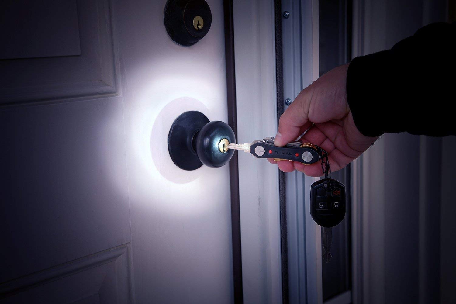 Key Ninja - Organize Up To 30 Keys, Dual LED Lights, Built In Bottle Opener (NOW IMPROVED)