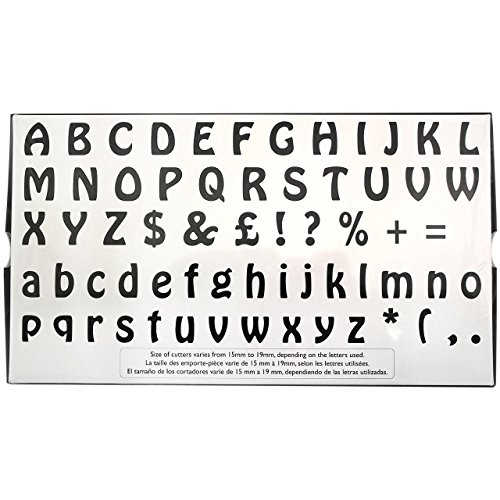 JEM 64 Piece Alphabet Plastic Cutter Set