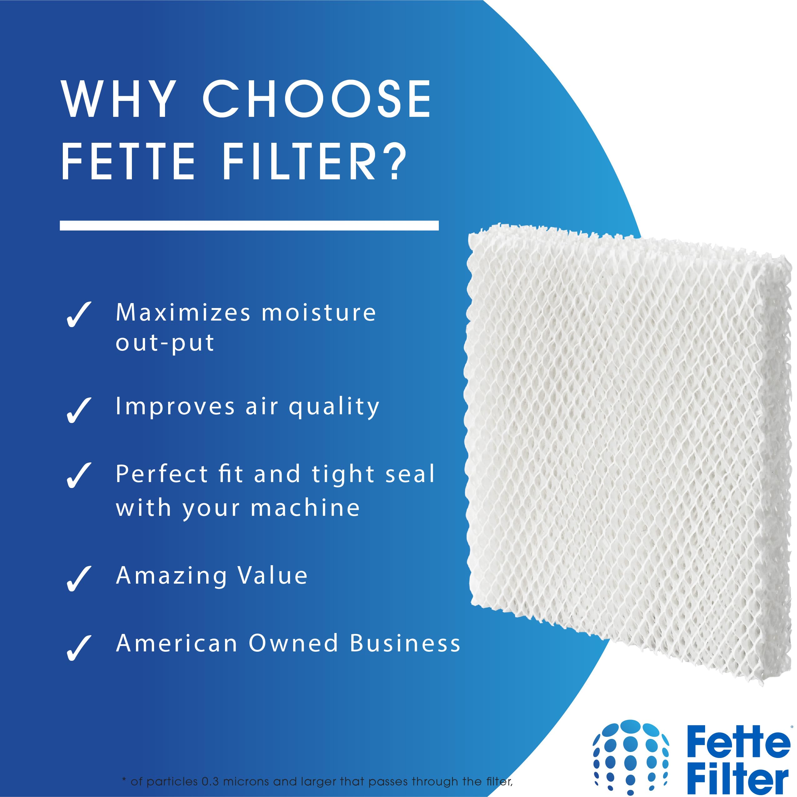 Fette Filter - Filter T Humidifier Wicking Filters Compatible with Honeywell HFT600T HFT600PDQ for Honeywell Tower Humidifier HEV615 Series & HEV620 Series. Includes 6 Replacement Filters.