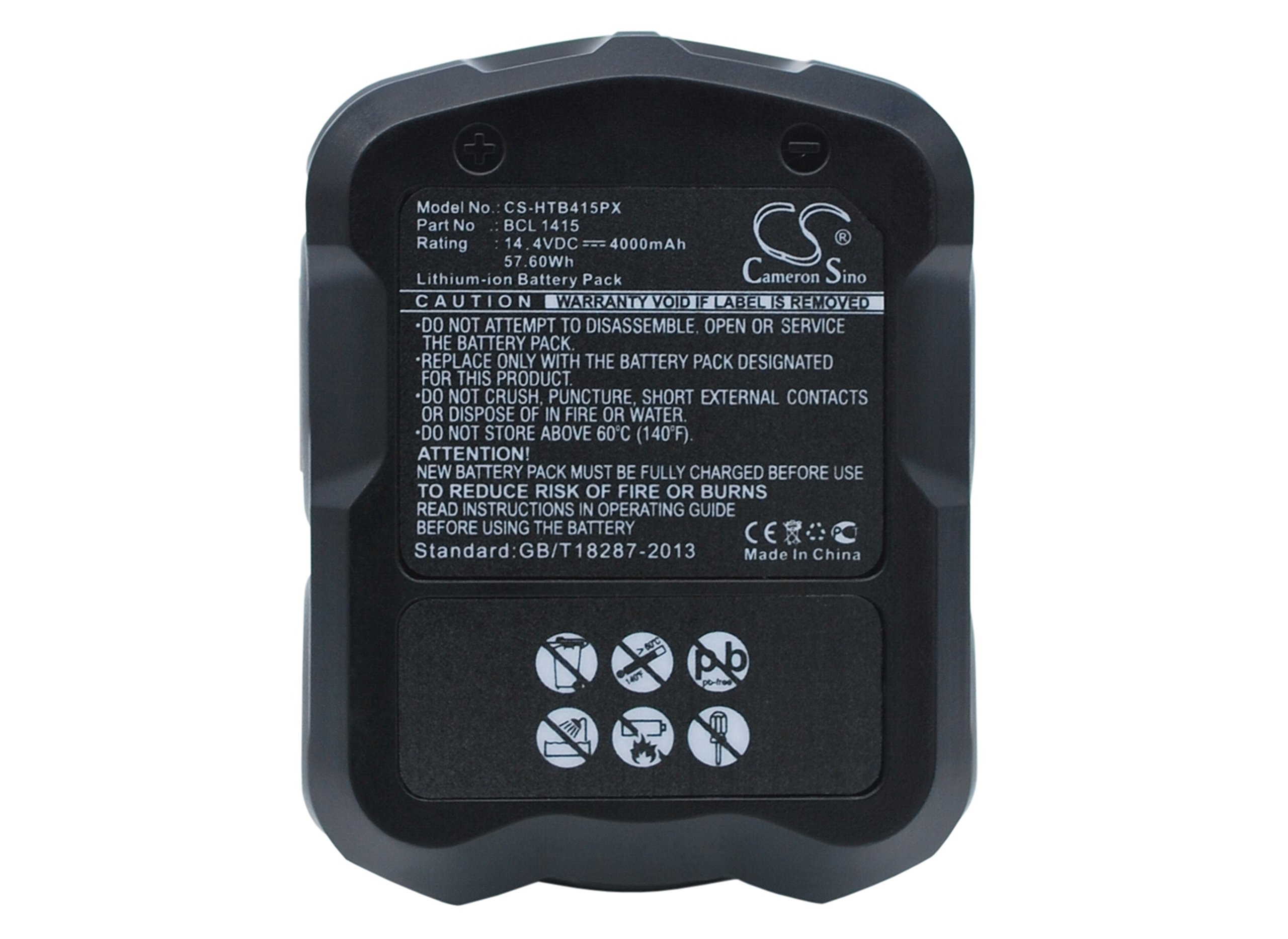 KRADOX 14.4v Compatible with Battery Hitachi 327728, 327729, BCL 1415, BCL 1430, BCL1415, EBL 1430 DS 14DMR, DS 14DV, DS 14DVA, DS 14DVB, DS 14DVB2, DS 14DVB2K, DS 14DVF
