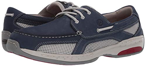 Dunham mens Captain Boat Shoe, Navy Nbk, 9.5 X-Wide US