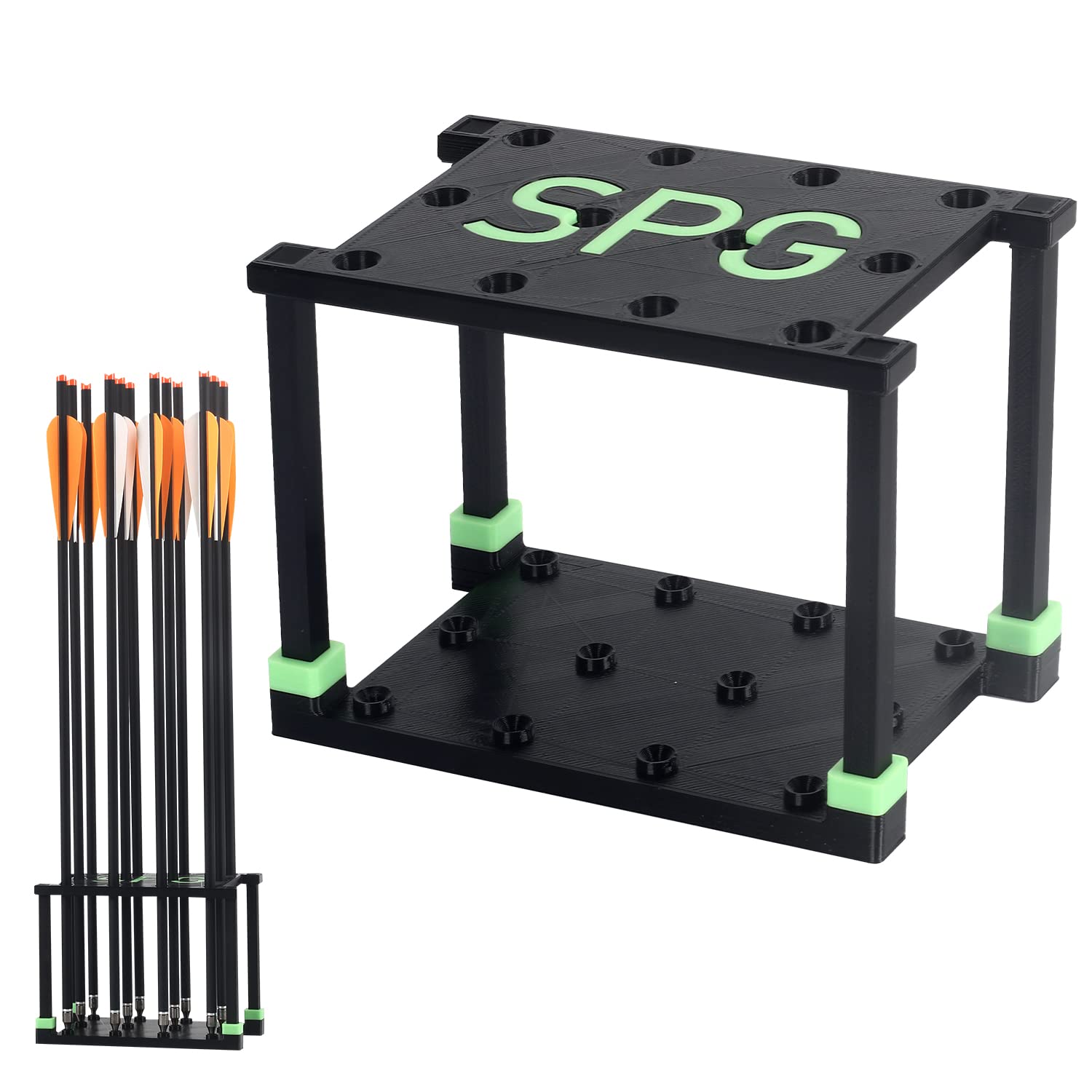 FENJANER Archery 12 Arrow Drying Storage Rack Display Holder Quiver Bow and Arrow Hunting Shooting Accessories