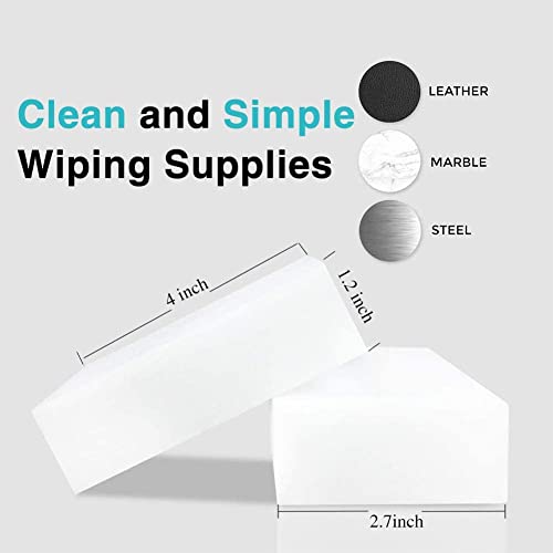 FIV Magic Cleaning Eraser Sponge Melamine Foam, Just Add Water Multi Purpose Bathroom Kitchen Floor Baseboard and Wall Cleaner