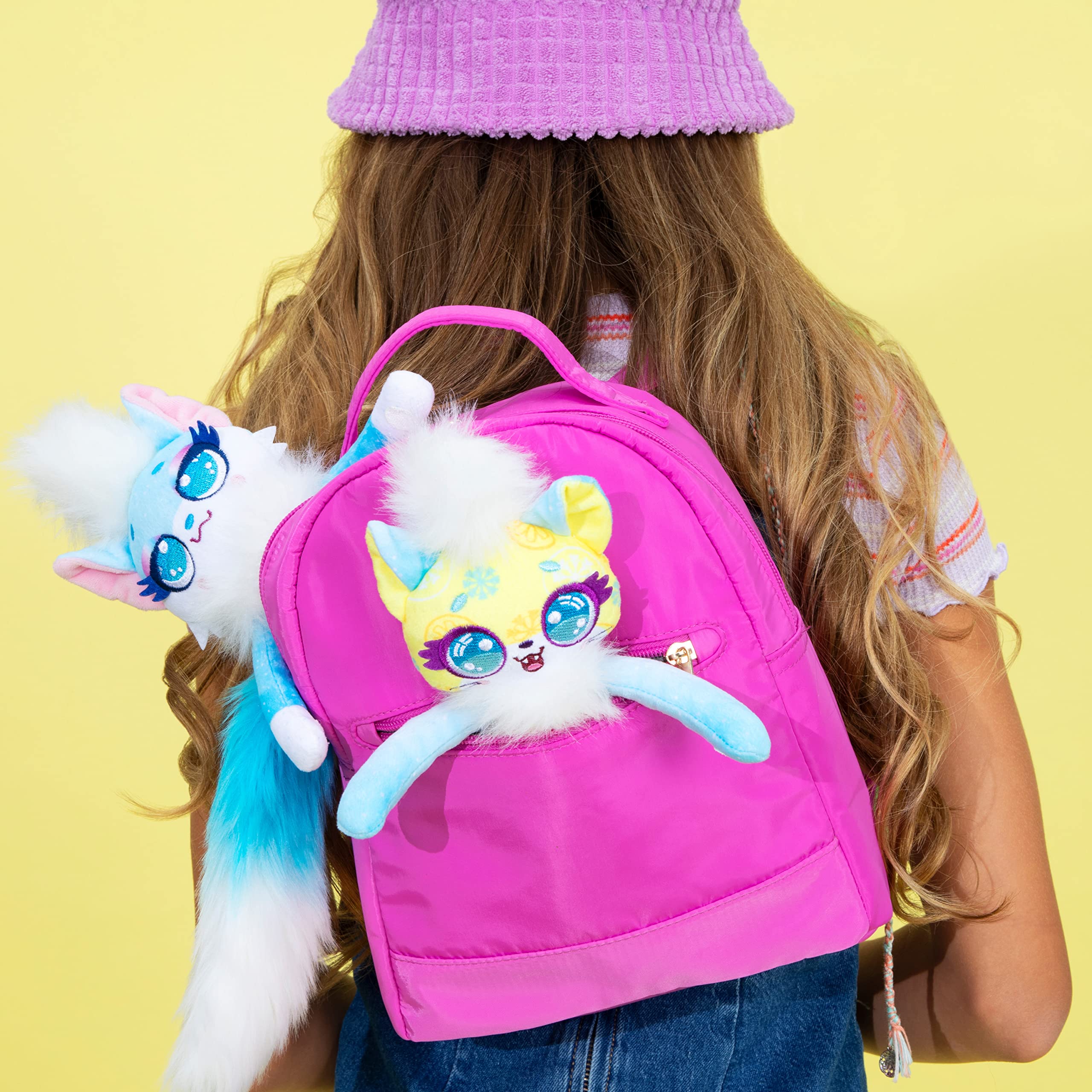 Fur by the Foot 14-inch Bubble Gum Besties Series 1 Plush Stuffed Animals, Plushies