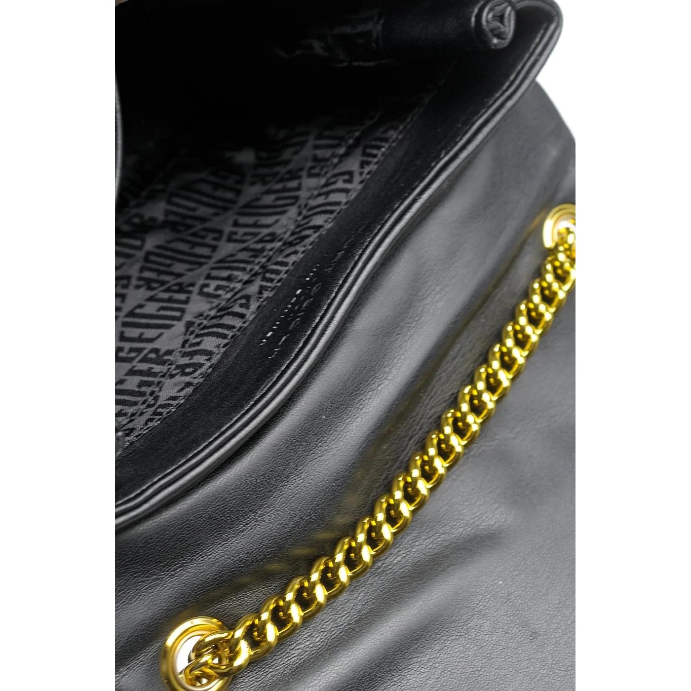 Kurt Geiger Crossbody Womens Black Kensington Drench Quilted Leather Small Bag