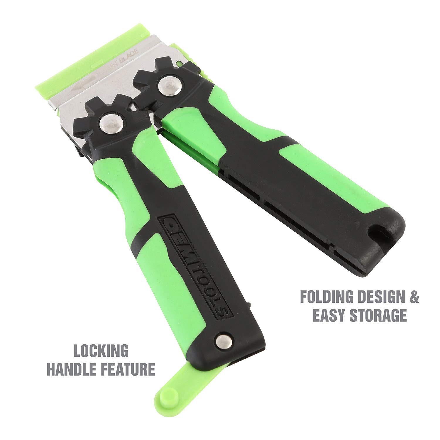 OEMTOOLS 26502 11 Piece Multi-Purpose Razor Blade Scraper, Window Scraper, Sticker Scraper Tool, Flat Blade Scraper, Plastic Razor Scraper