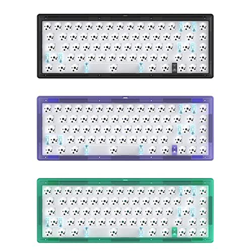 Misaso GAS67 Customized Mechanical Keyboard Kit Hot Swap Axis Wired Gasket Structure RGB Backlight Gaming Keyboard White