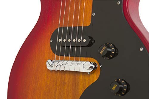 Epiphone Les Paul Melody Maker Starter Pack | Includes Mini Amp, Gigbag, Tuner, Picks, and Strap - Heritage Cherry Sunburst