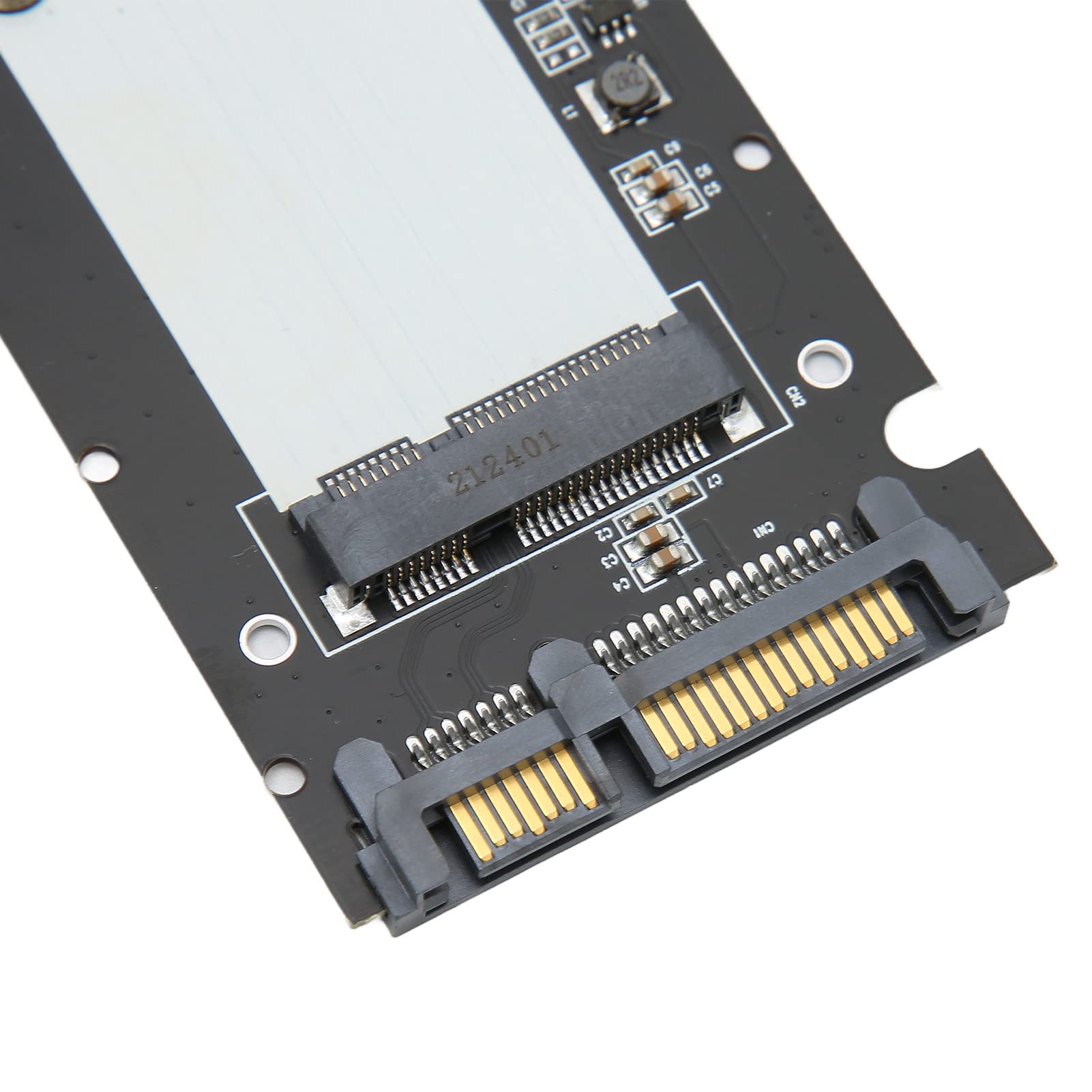 MSATA to Adapter, Small Hard Drive Conversion Card Easytouse 6Gbps Fast Transfer to Desktop Computer