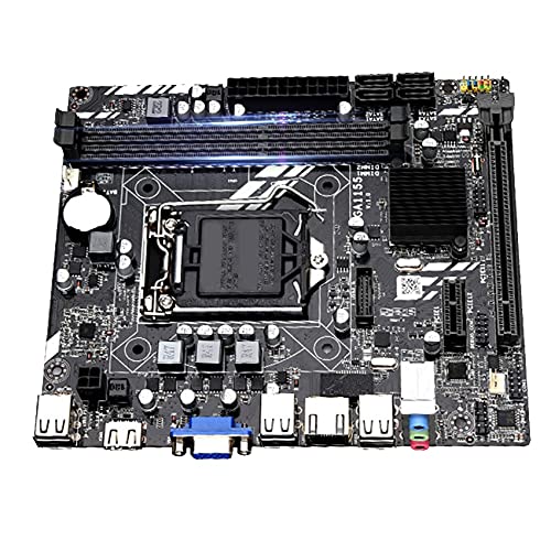 Misaso LGA 1155 Motherboard for Core I7 / I5 / I3 / Pentium/Celeron LGA1155 DDR3 M-ATX Motherboards H61
