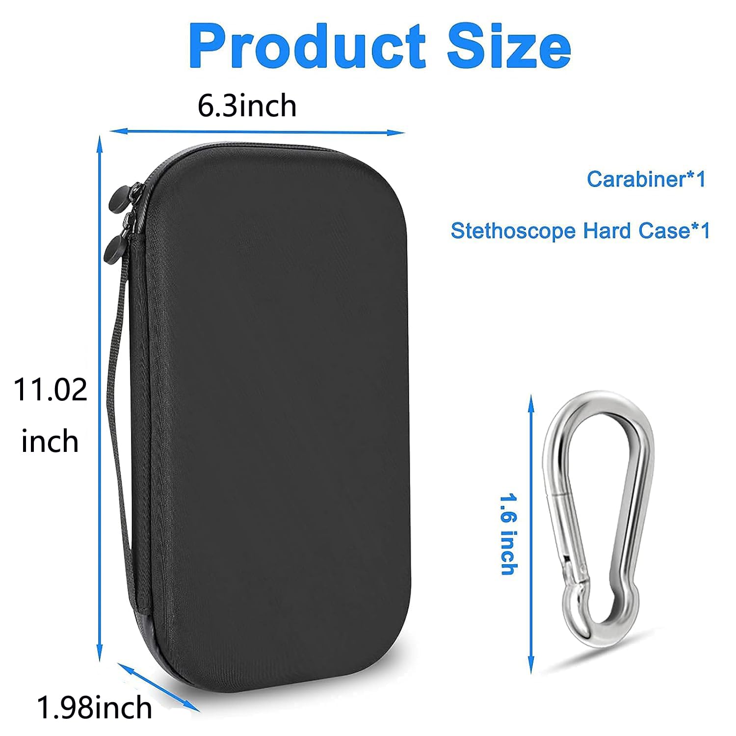ZLiT Carrying Stethoscope Case,Shockproof Travel Portable Stethoscope Bag Compatible with 3M Littmann Stethoscope Fit for Nurses,Doctor and Medical Students