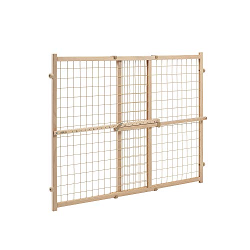 Evenflo Position and Lock Tall Pressure Mount Wood Gate (Expands From 31- 50 Inches)