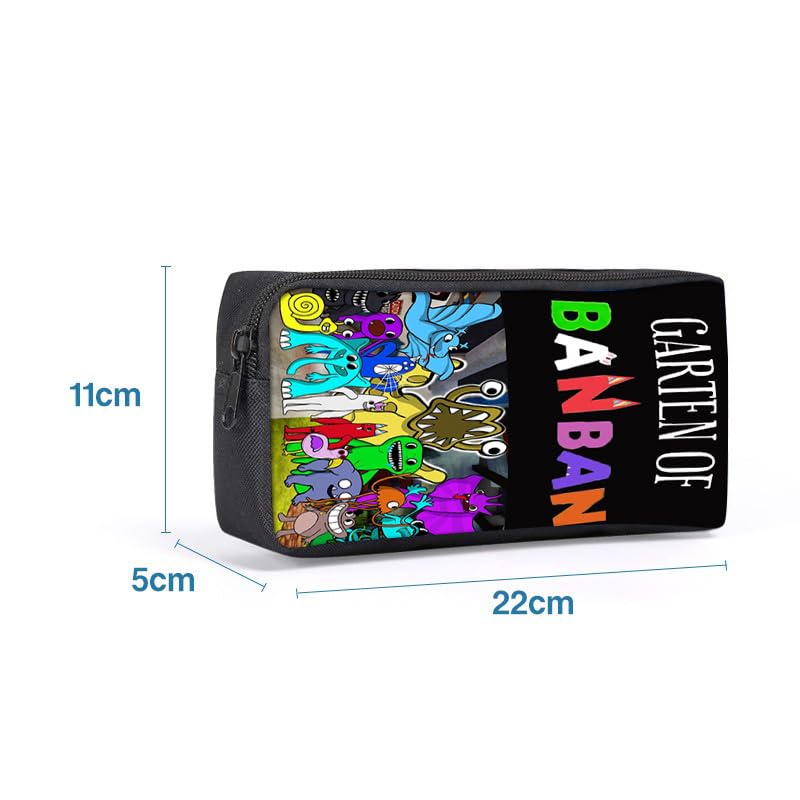 Garten of Banban School backpack with Pencil Boxes and Lunch Boxes for Kids 3Pcs Toddler Backpack School Bags Bookbag