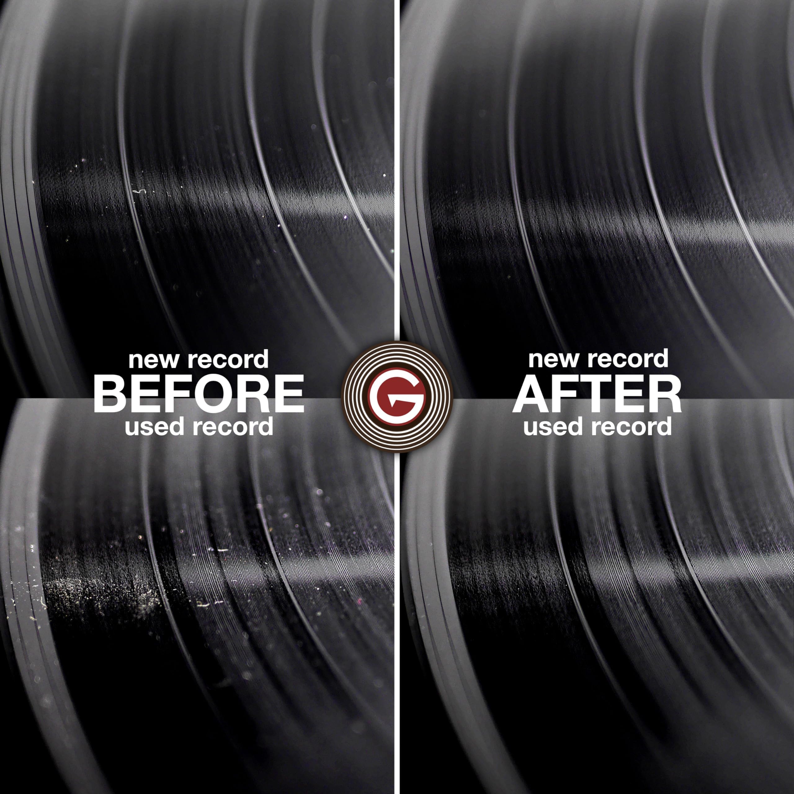 GrooveWasher Record & Stylus Care System β Record Cleaning Fluid & Large Scratch-Free Cleaning Pad with Delicate Stylus Brush & Cleaning Solution + Bonus Label Mask, Protect & Preserve Vinyl Records