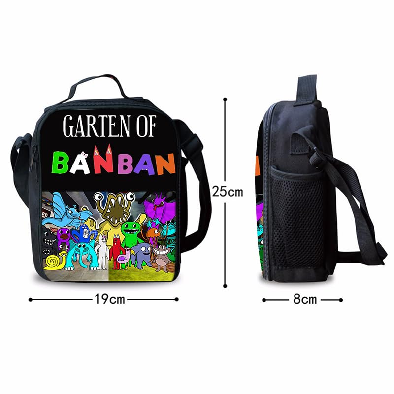 Garten of Banban School backpack with Pencil Boxes and Lunch Boxes for Kids 3Pcs Toddler Backpack School Bags Bookbag