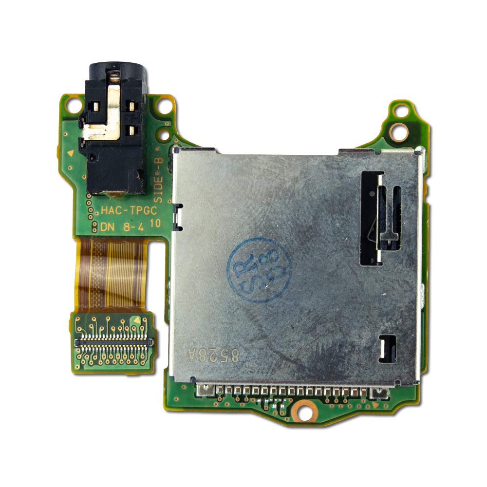 Group Vertical Game Card Reader and Headphone Jack Board Assembly for Nintendo Switch