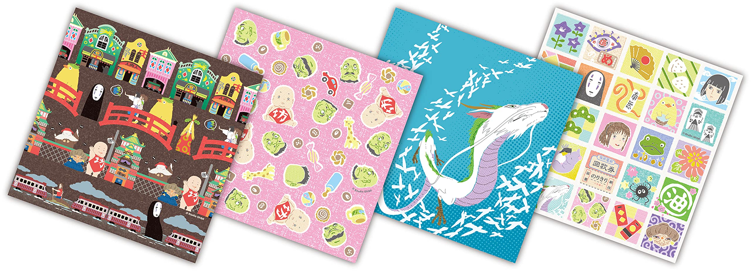 Ensky - Spirited Away Chiyogami Origami Paper