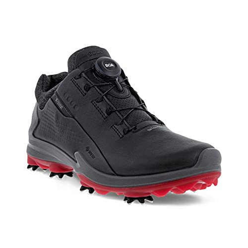 ECCO Men's Biom G 3 BOA Gore-Tex Golf Shoe, Black, 13-13.5