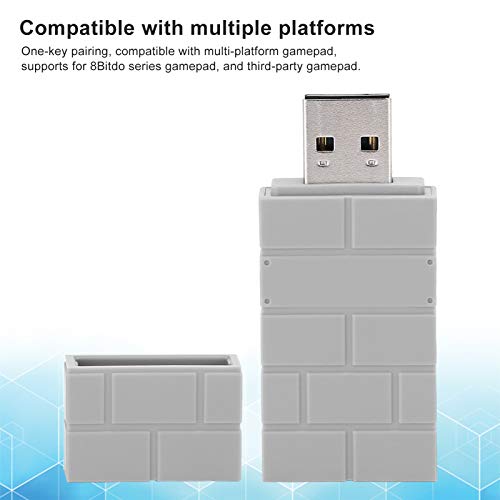 Kadimendium Game Wireless Adapter, Professional Manufacturing Stable Performance Game Machine Accessory USB Wireless for Nintendo Switch Game Machine