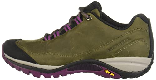 Merrell womens Siren Traveller 3 Hiking Shoe, Olive/Purple, 8 US