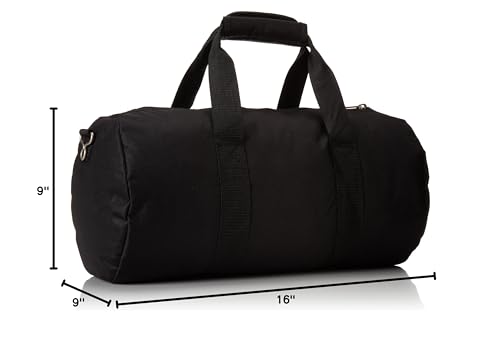 Everest 16-inch Round Duffel, Black, One Size
